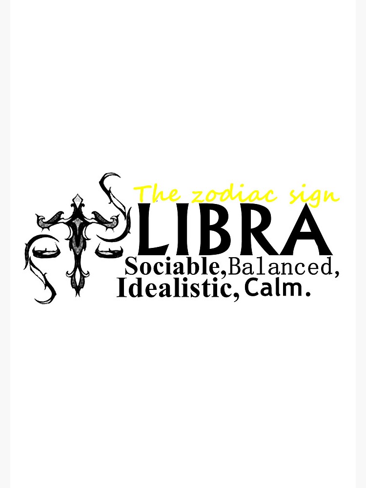 Cuaderno de espiral «El signo del zodiaco Libra la balanza con frases ...