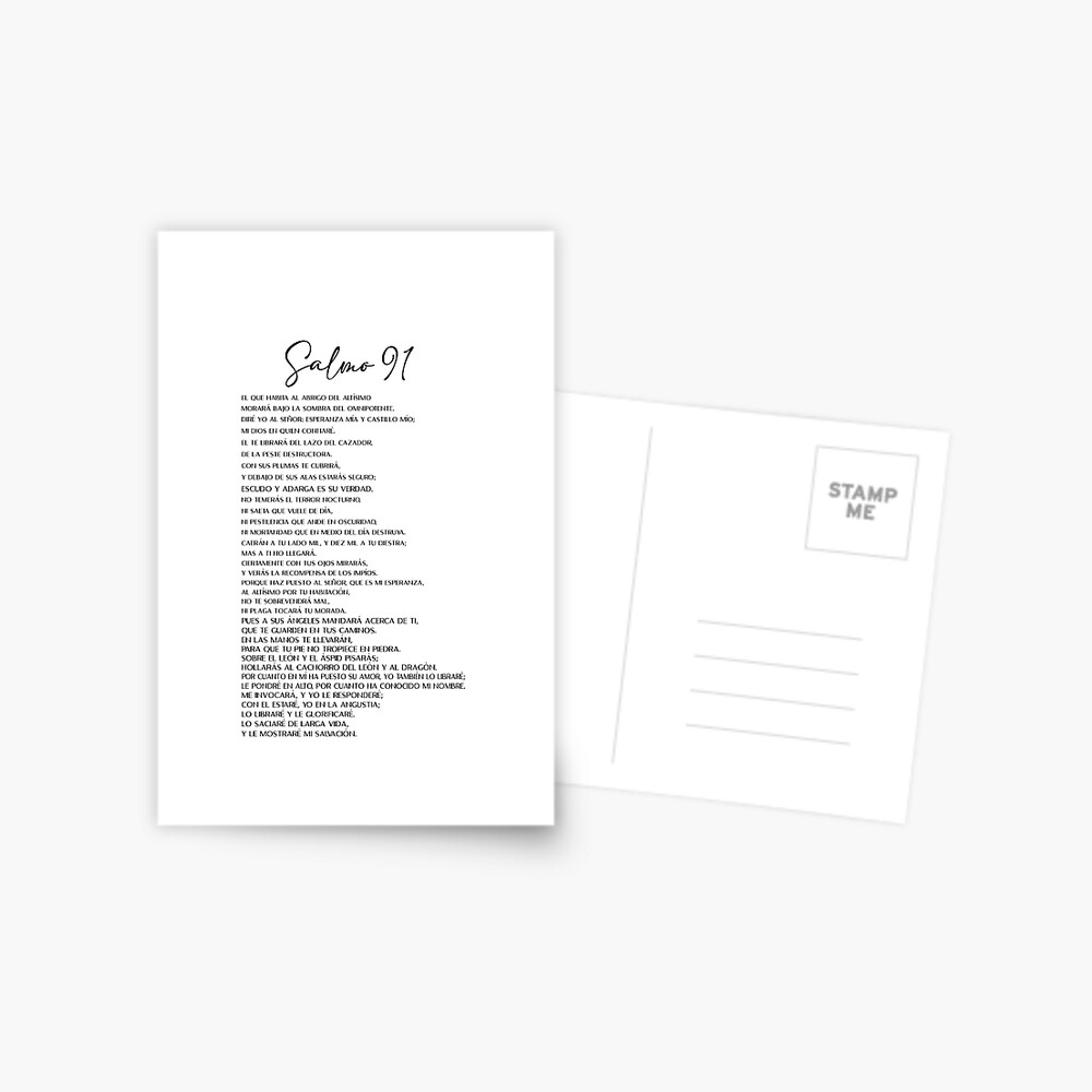 "Salmo 91, Spanish Bible Verse" Photographic Print for Sale by ...