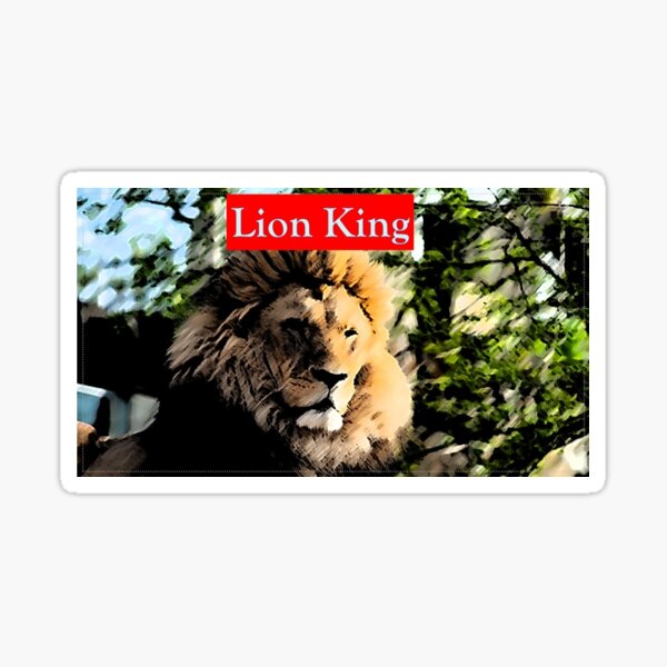 "Lion King" Sticker by QueenVictoria8 | Redbubble