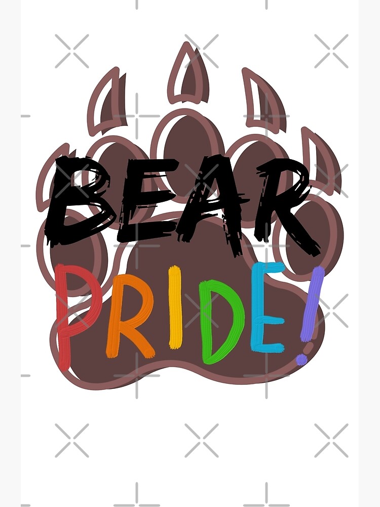 "BEAR PRIDE Graphic LGBT Furry - Rainbow" Poster for Sale by DaddyKoti ...