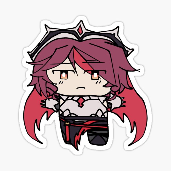 "Rosaria Plush" Sticker by Ilyymir | Redbubble