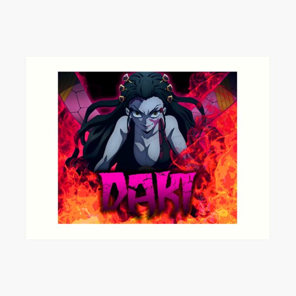 "Daki - Demon Slayer" Art Print for Sale by DomPhilbrick | Redbubble
