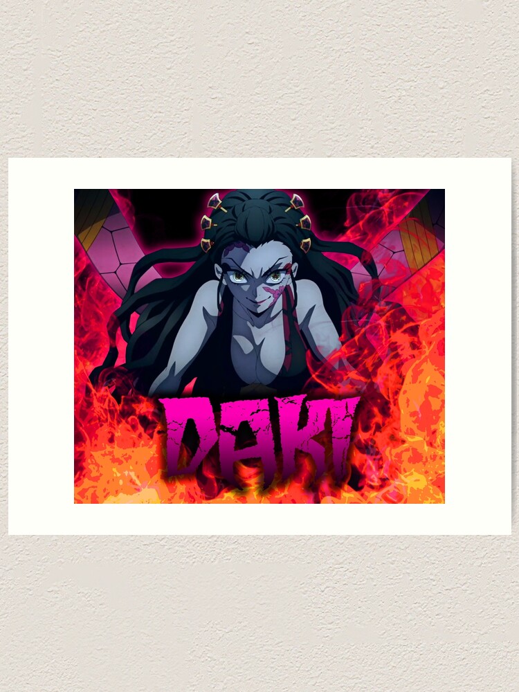 "Daki - Demon Slayer" Art Print for Sale by DomPhilbrick | Redbubble