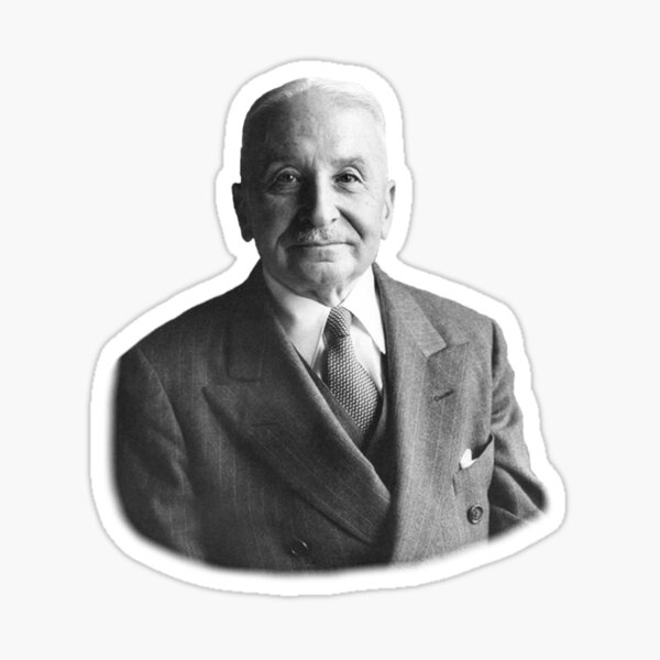 "Ludwig von Mises" Sticker by elderlion4 | Redbubble