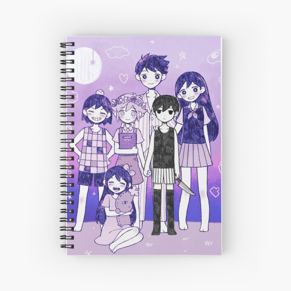 "Omori Painting" Spiral Notebook for Sale by imelstrongda | Redbubble