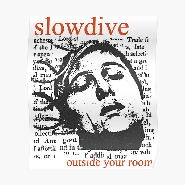 "vintage slowdive" Poster for Sale by lovesomeonex | Redbubble