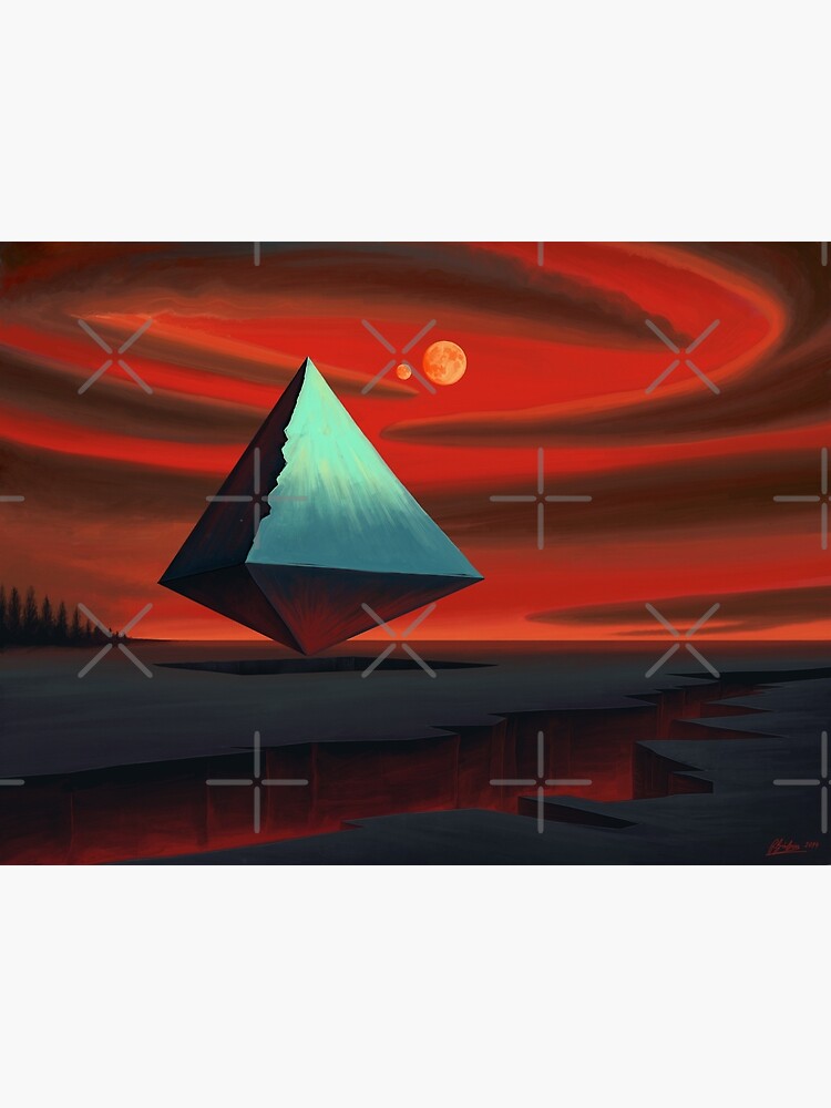 "Moon Pyramid" Photographic Print for Sale by RemusCB | Redbubble