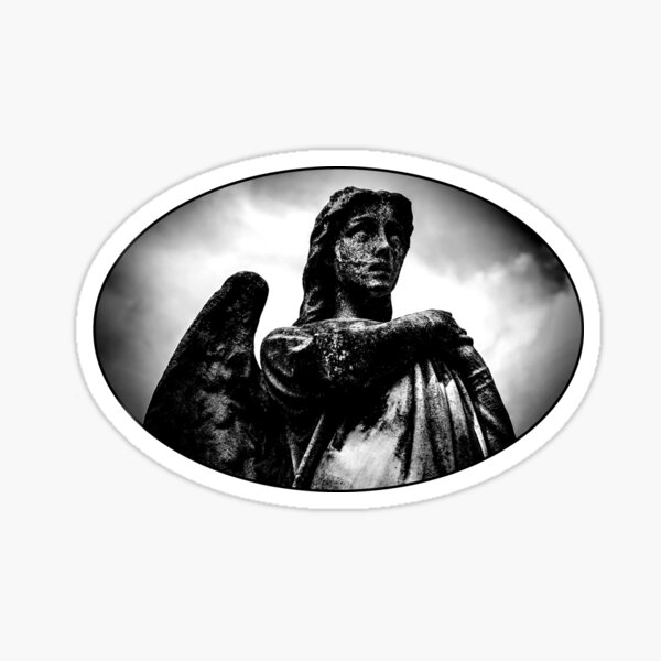 "Don't Blink - Angel - Spooky Sci Fi " Sticker for Sale by hopshopbop ...