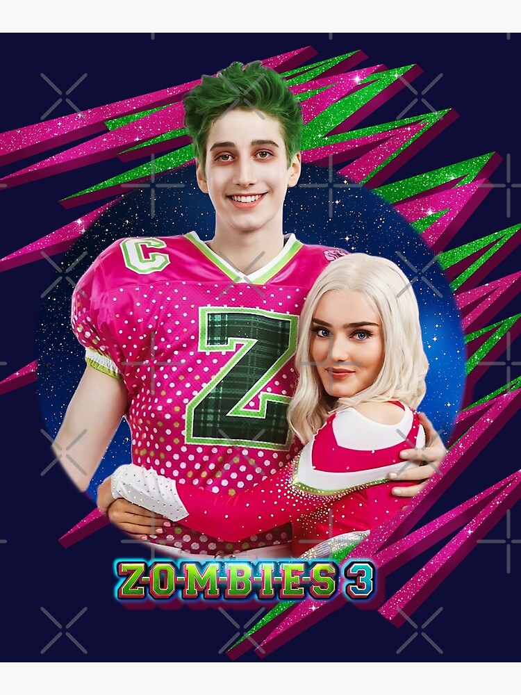 "Zombies 3 - Zed and Addison " Mounted Print for Sale by Arte-Enchanted ...