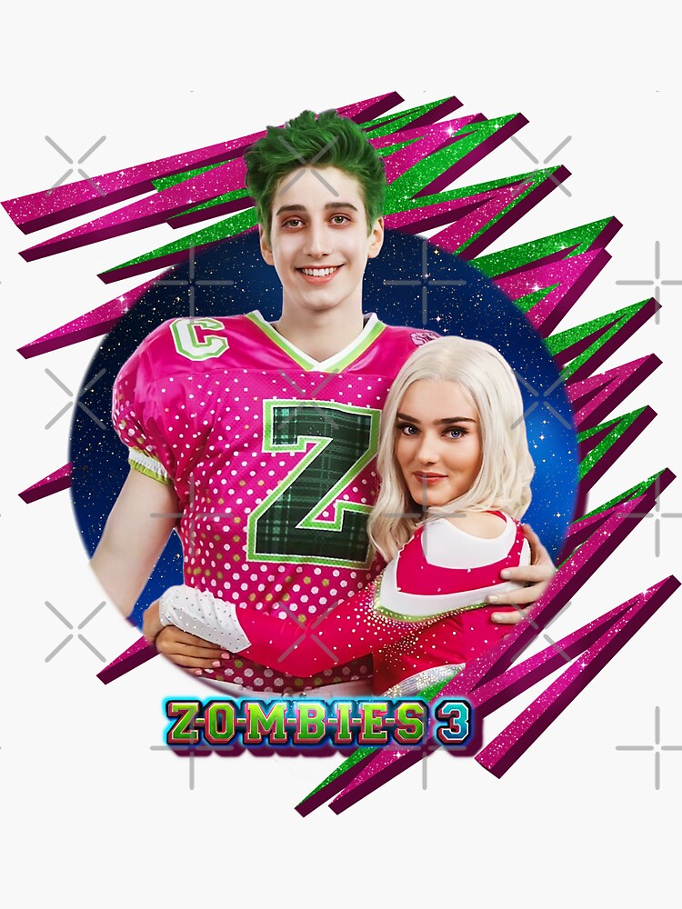 "Zombies 3 - Zed and Addison " Sticker by Arte-Enchanted | Redbubble