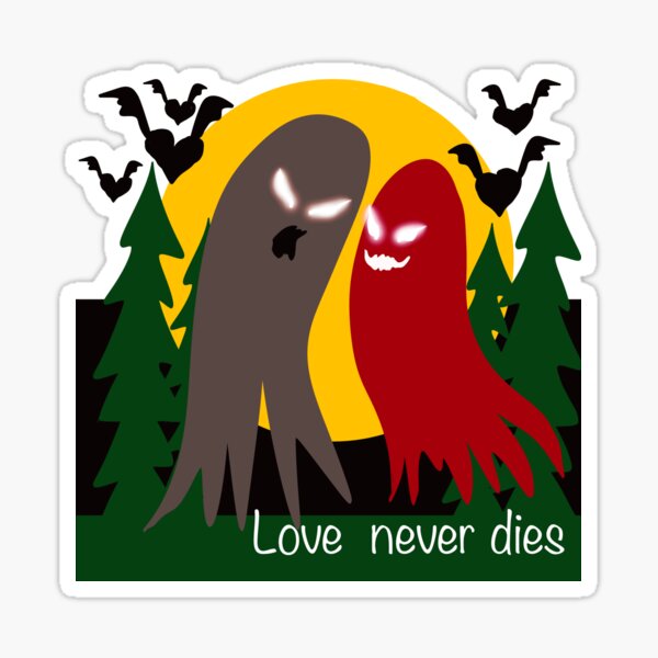 "Eternal love" Sticker by UsaneePoo | Redbubble