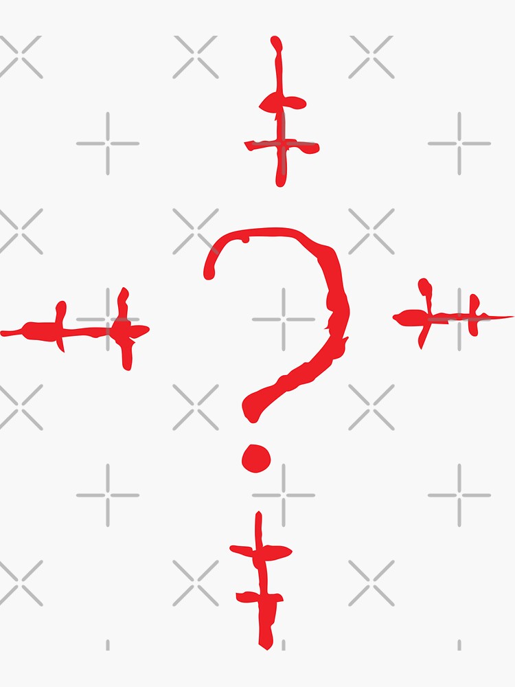 "The Riddle" Sticker for Sale by Ampudia | Redbubble