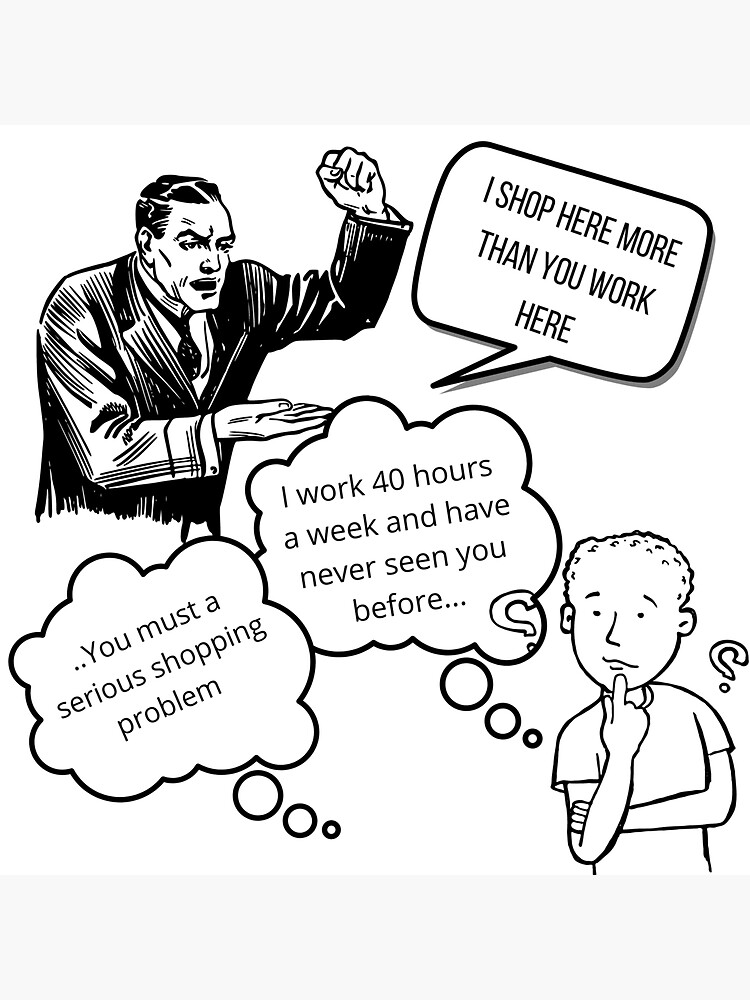 "Customer Service " Sticker by SheisDrawing | Redbubble