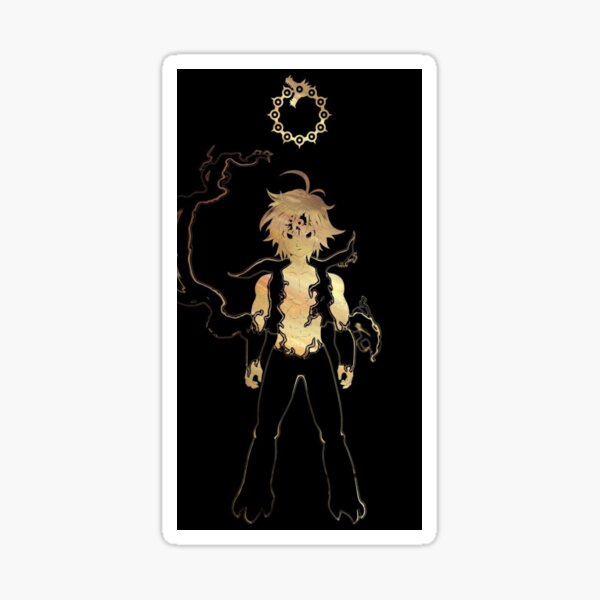 "Meliodas Seven Deadly Sins Nanatsu No Taizai" Sticker for Sale by ...