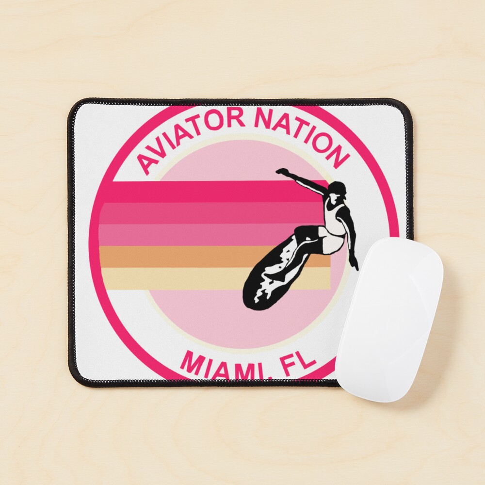 "Aviator Nation Logo Pink" Sticker for Sale by art-by-maddie | Redbubble