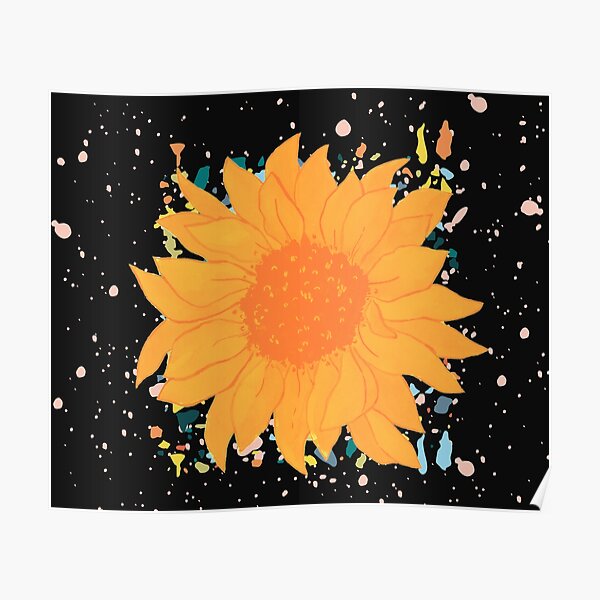 "Flower of sun" Poster for Sale by 2Tea | Redbubble