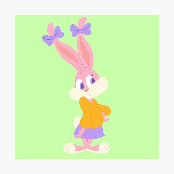 "Babs Bunny" Photographic Print for Sale by LesASketch | Redbubble
