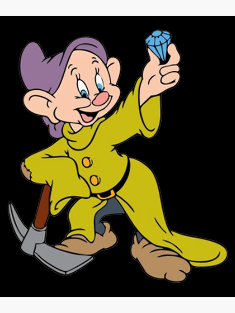 "Dopey Svg Schneewittchen Svg Zwerg Dopey Svg Sieben" Fotodruck von ...