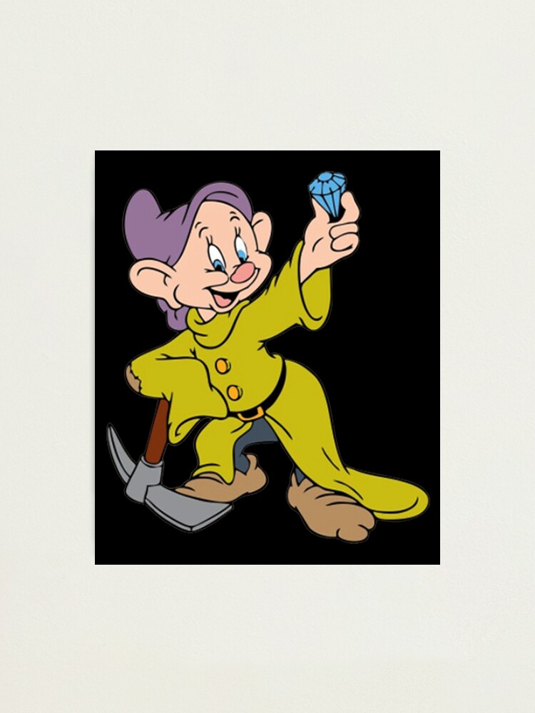 Fotodruck for Sale mit "Dopey Svg Schneewittchen Svg Zwerg Dopey Svg ...