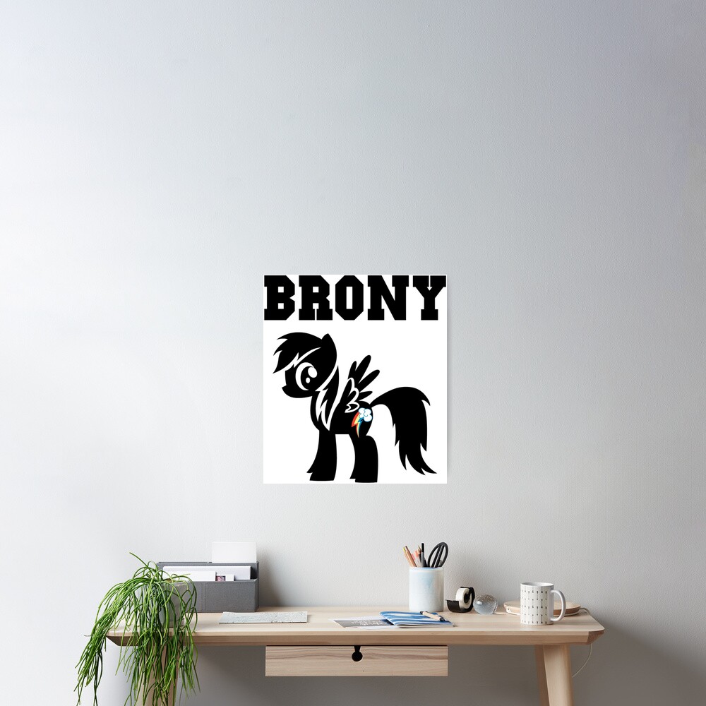 "Brony logo" Poster by NilsLehrfeld | Redbubble