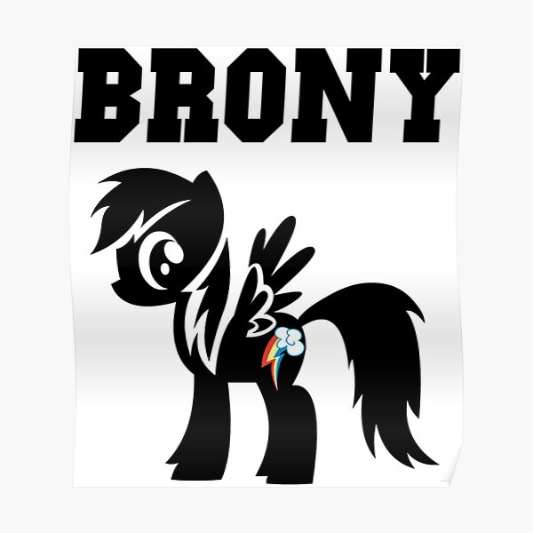 "Brony logo" Poster by NilsLehrfeld | Redbubble