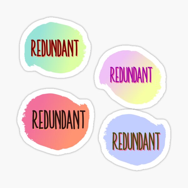 "Redundant Colored Backgrounds Stickers Pack" Sticker by goodpassive ...