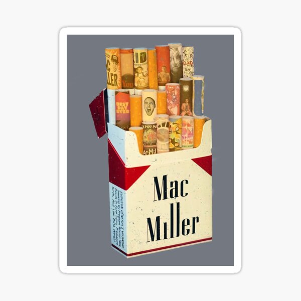 "Mac Cigarette Pack Poster" Sticker by saptyholdi | Redbubble