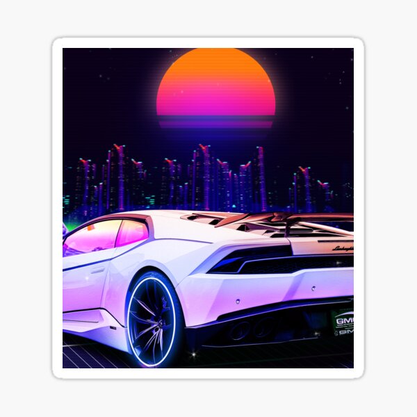 "Lamborghini Countach" Sticker by aliigal | Redbubble