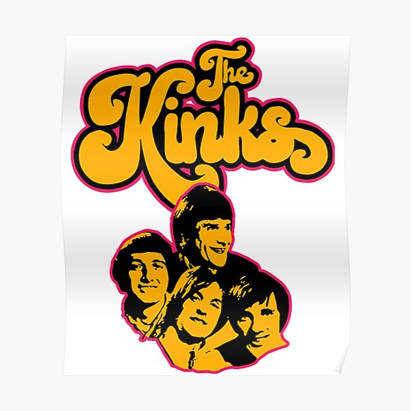 " Rock The Kinks Band Main Members " Poster by HAZEL123design | Redbubble
