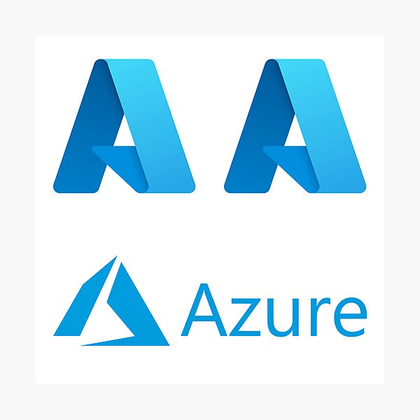 "Microsoft Azure Long Logo Pack" Photographic Print by ArtTechTips ...