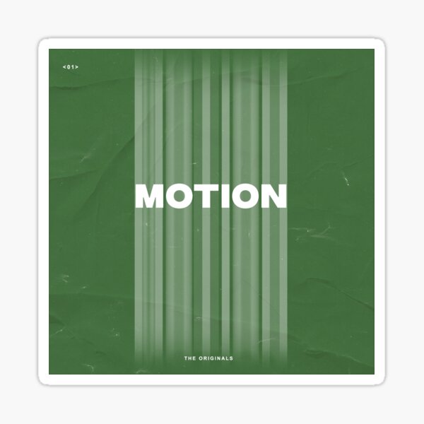 "MOTION STICKER" Sticker by LOGICprints | Redbubble