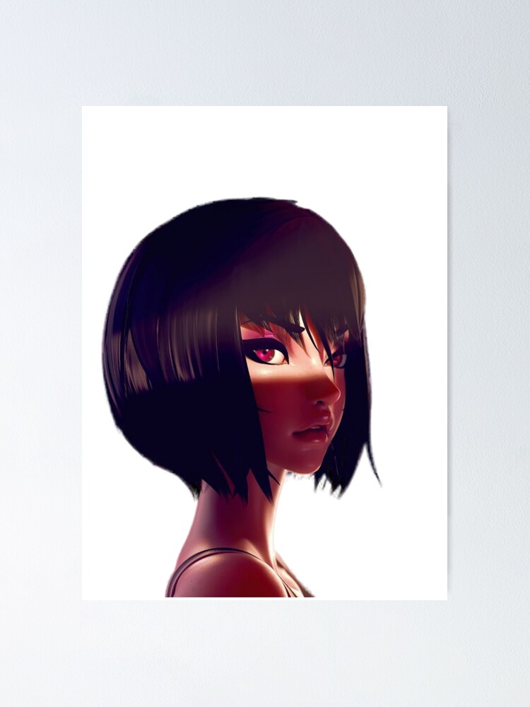 "girl eye contact" Poster for Sale by OLA-D | Redbubble