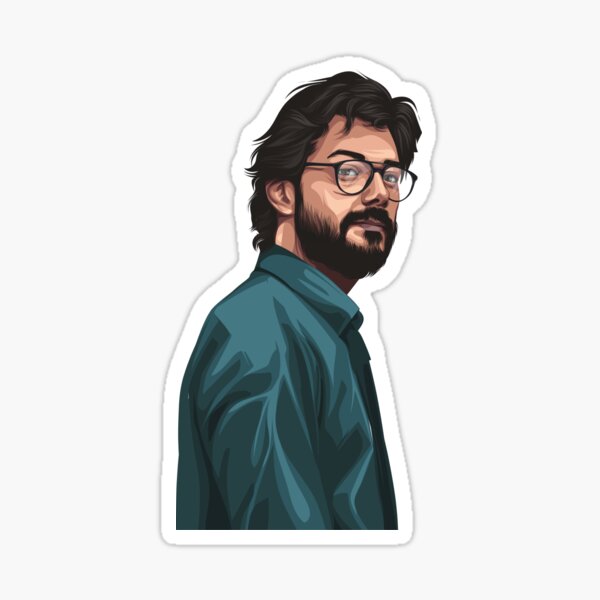 "El Profesor" Sticker for Sale by Jacobi-Rich | Redbubble
