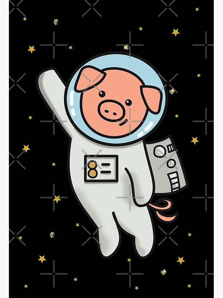 "Space pig" Poster for Sale by galax-C | Redbubble