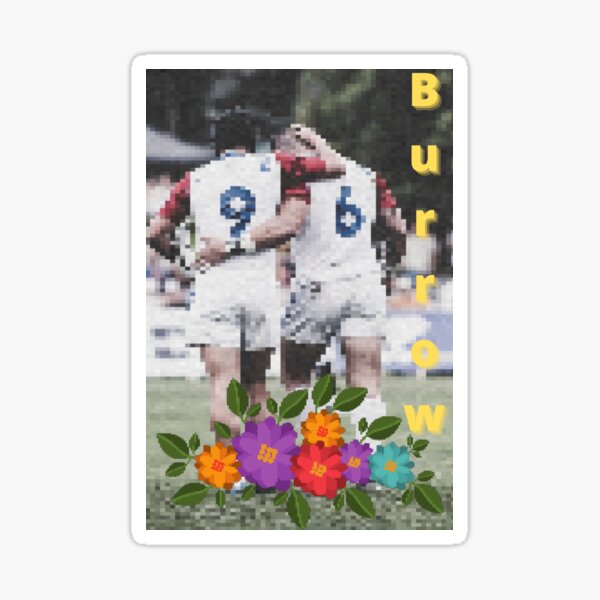 "Joe burrow 9 and 6" Sticker for Sale by Jaipuriart | Redbubble