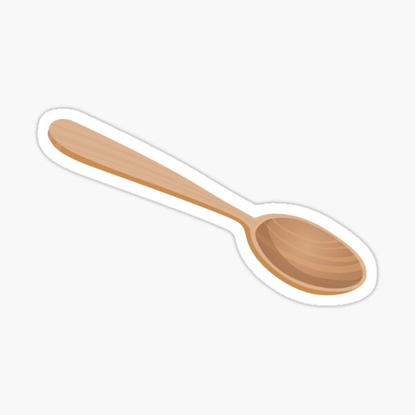 "Wooden Spoon" Sticker for Sale by drok99 | Redbubble