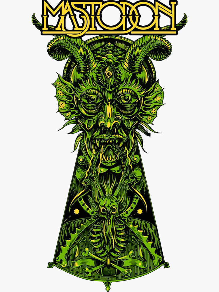 "Sludge Metal Mastadon Sticker" Sticker by armanihays | Redbubble