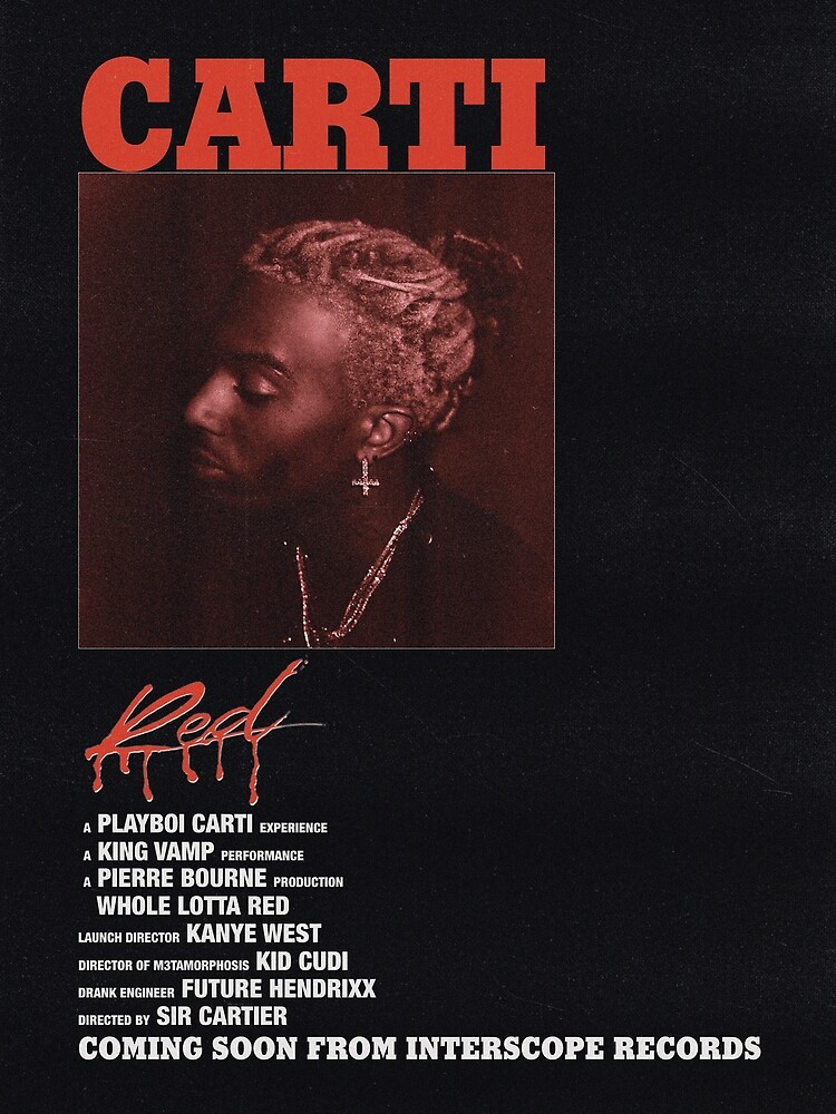 "Playboi Carti WLR Movie Poster" Poster for Sale by SpotlightArtCo ...