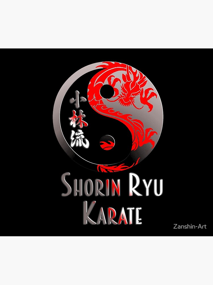 "Shorin Ryu Karate Red Dragon - Martial Arts Budo Design" Poster by ...