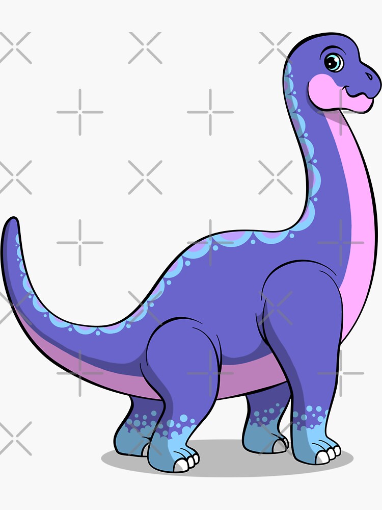 "Brachiosaurus" Sticker by lerdoberdo | Redbubble