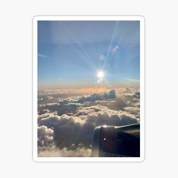 "Plane View" Sticker for Sale by Photos-byg | Redbubble