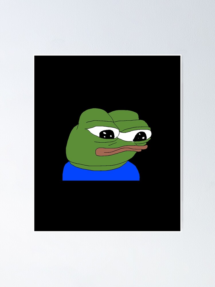 "meme peepo " Poster for Sale by loveclubby | Redbubble