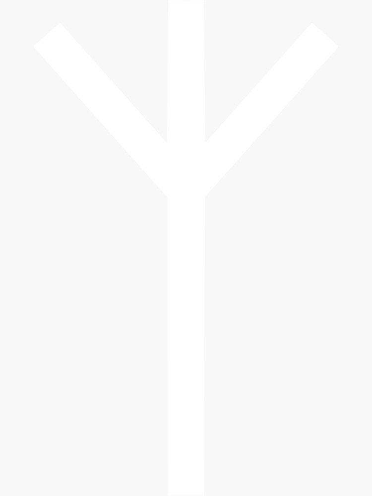 "Algiz, rune for protection" Sticker for Sale by Lightworkcircle ...