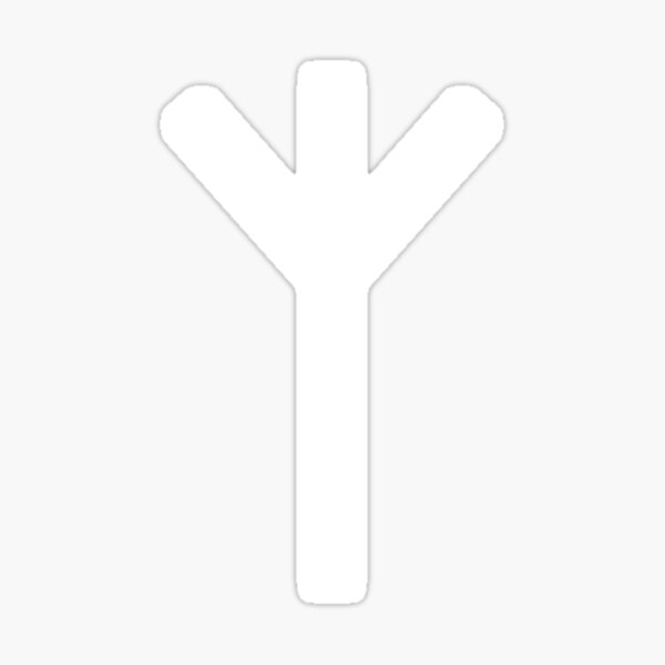 "Algiz, rune for protection" Sticker for Sale by Lightworkcircle ...