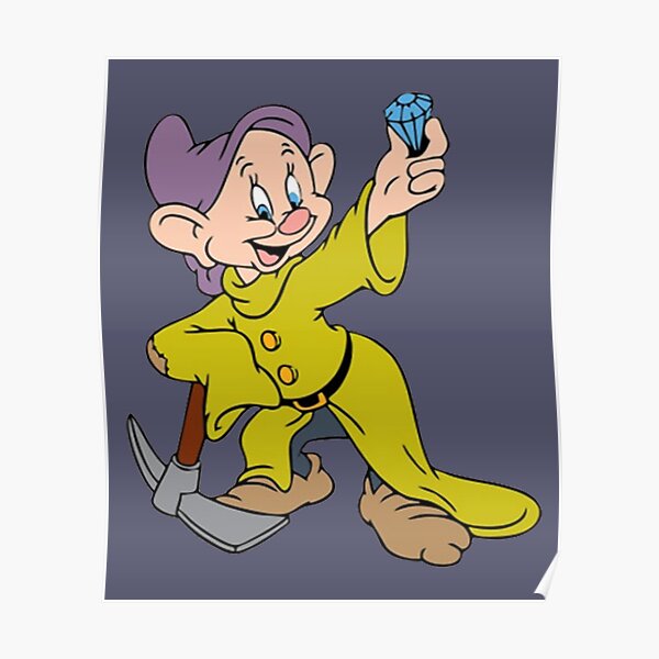 Poster « Simplet Svg Blanche-Neige Svg Nain Simplet Svg Sept », par ...