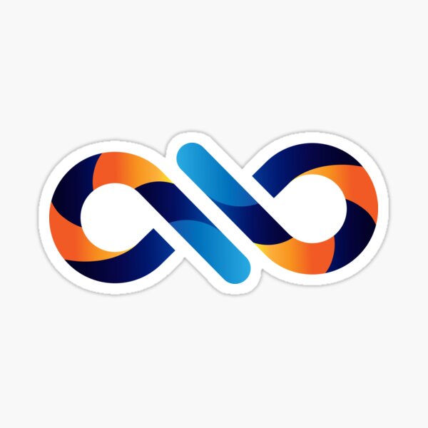 "Infinity sticker" Sticker by DesinyLoge | Redbubble