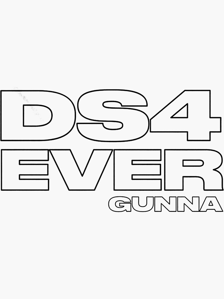 "Gunna Merch Ds4ever " Sticker for Sale by ApexPrintingCo | Redbubble