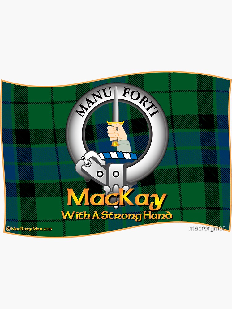 "MacKay Clan" Sticker for Sale by macrorymor | Redbubble