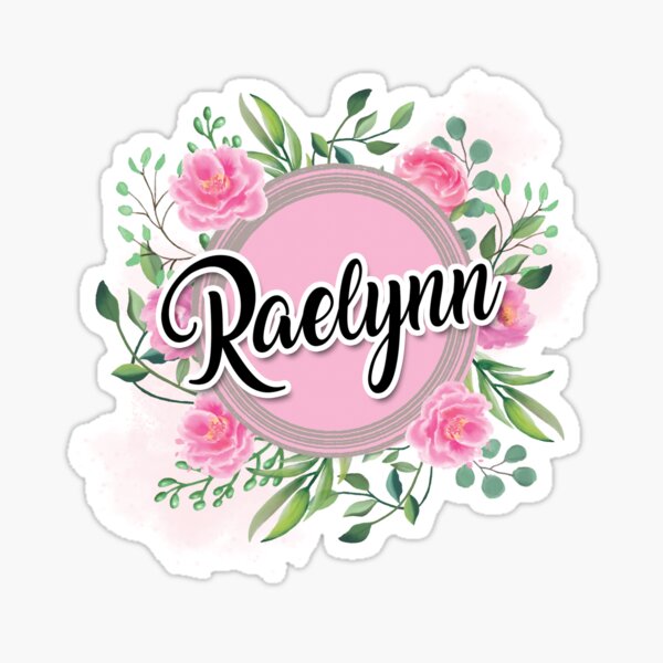 "Raelynn" Sticker for Sale by badinboow | Redbubble