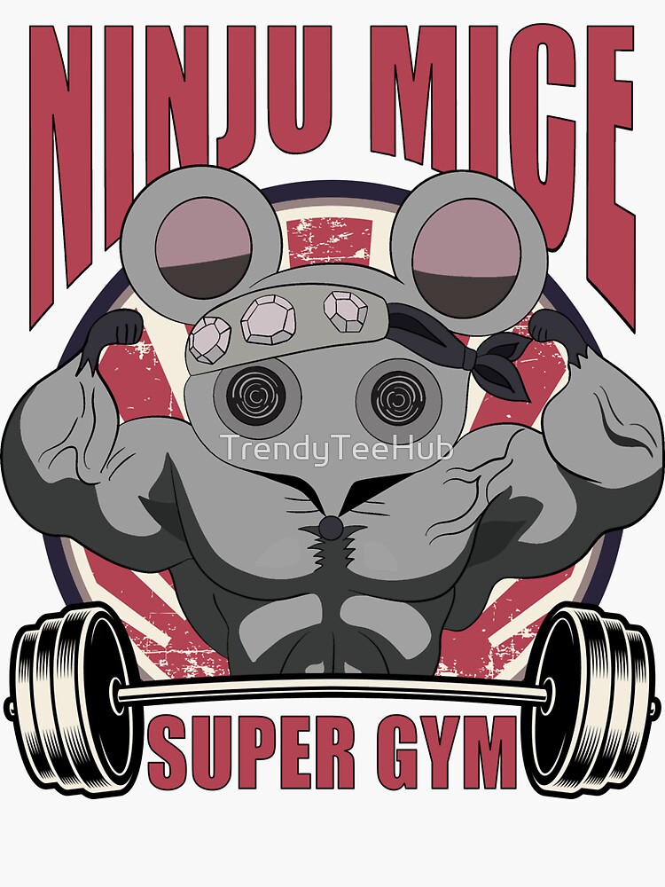Pegatina «Demon slayer Tengen Ninju muscle mouse super gimnasio ...